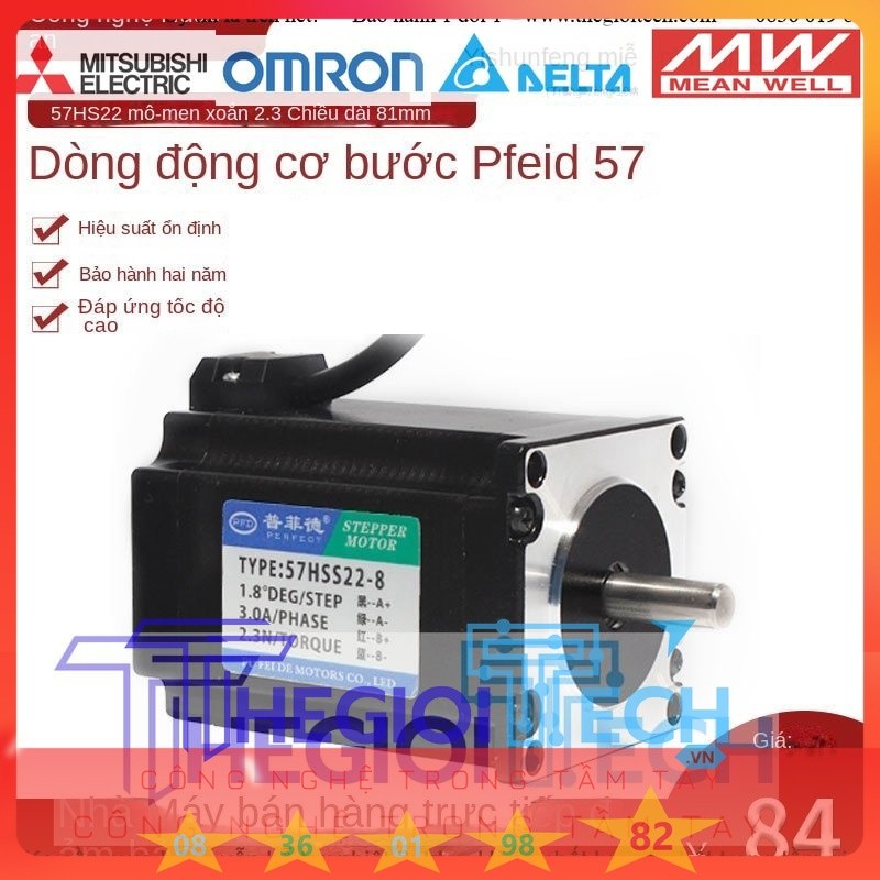 Step motor 57 Trục 8mm Động Cơ Bước 57BYG250B 57BYG250C 250A 250D PFDE ...