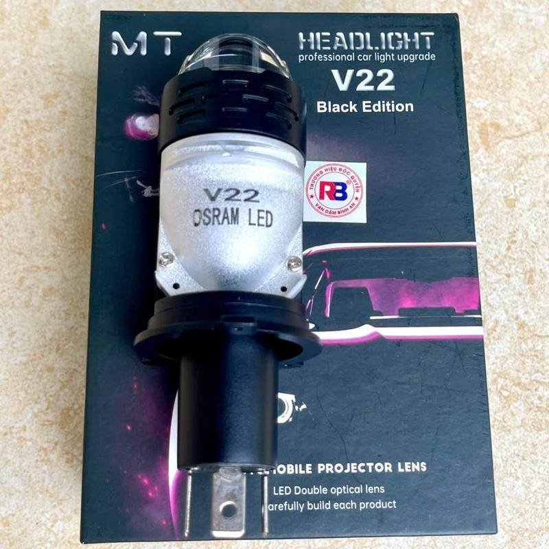 [RBHL2030] Đèn Pha Led V22 Black Edition,Công Suất 60W Tăng Sáng, Led ...