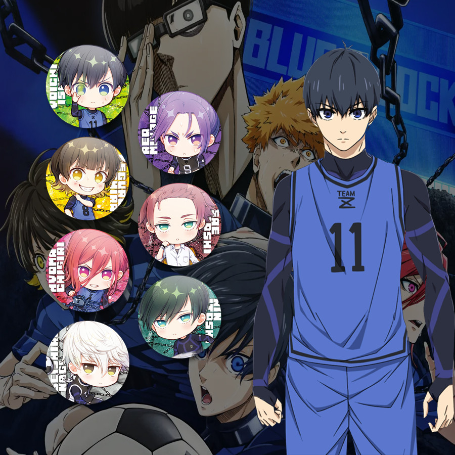 [ PIN ] Blue Lock Anime Button Pins / Badge Batch B2 - Size To 58mm ...