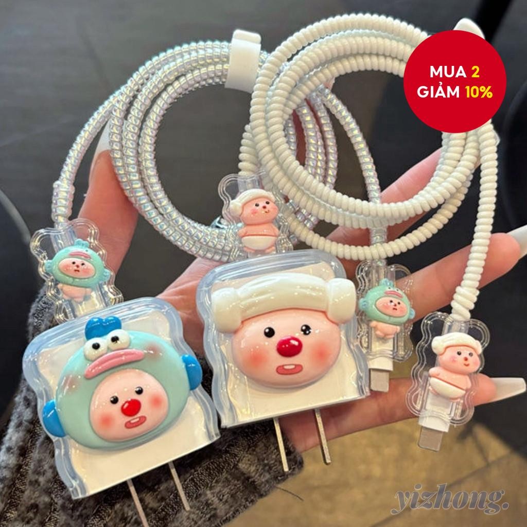 Ốp Sạc Cho iPhone 18W / 20W Dễ Thương Hangyodon Loopy Trang Trí Sóng ...