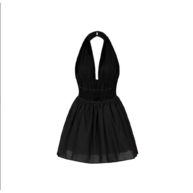 MACHNHADUONG - Đầm cotton ngắn hở lưng ASIYA MINI DRESS | Shopee Việt Nam