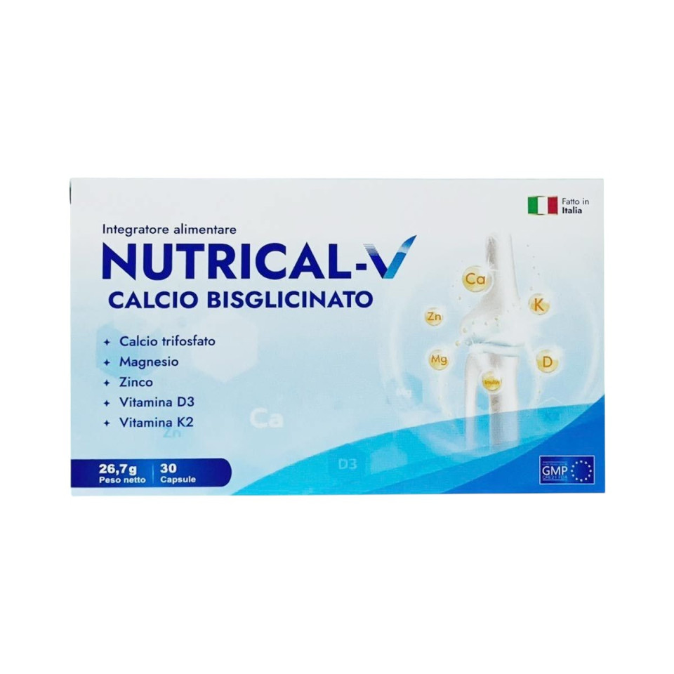 Nutrical-V Bổ sung sung canxi hữu cơ thế hệ mới, hộp 30 viên, hàng nhập ...