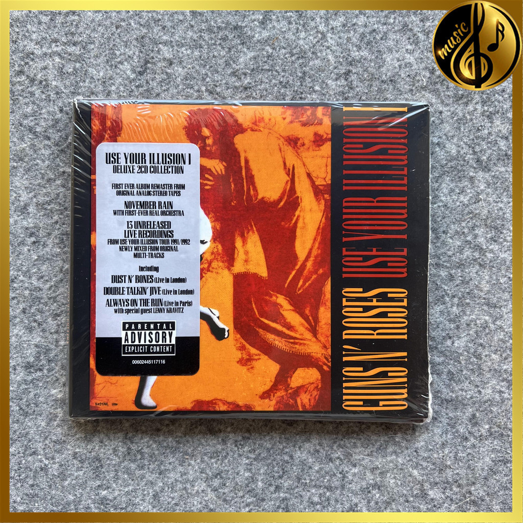 Guns N Roses Use Your Illusion I Original 2CD Album [Sealed] Brand New Fast Delivery | Shopee ...