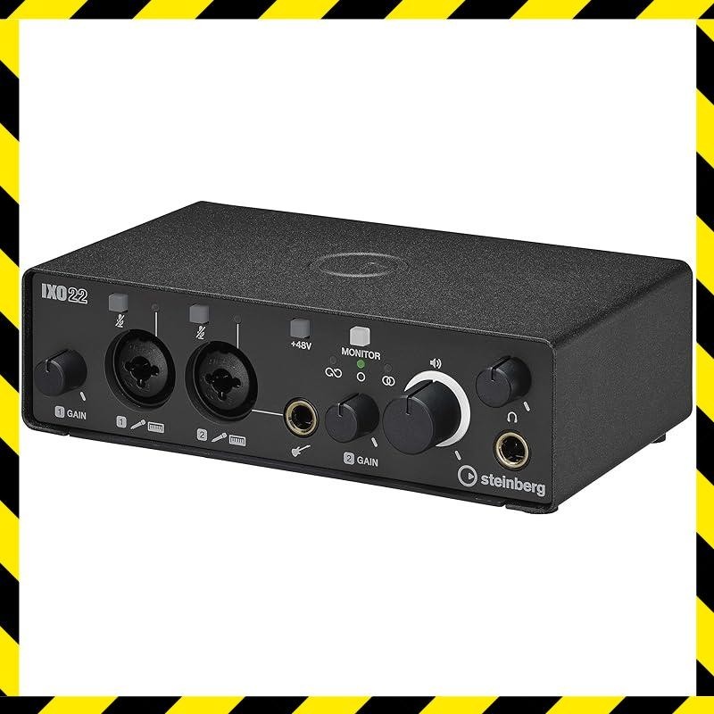 Steinberg USB2.0 Audio Interface 24bit/192kHz Black IXO22 B Steinberg ...