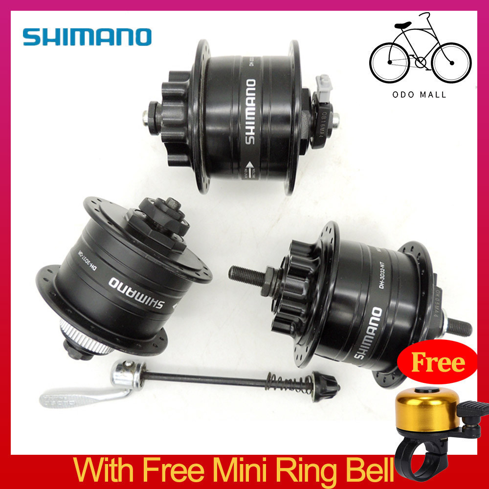 Hub phát điện xe đạp Shimano Dynamo DH-3D32 QR / DH-3D37 QR 6V 3W 32 LỖ ...