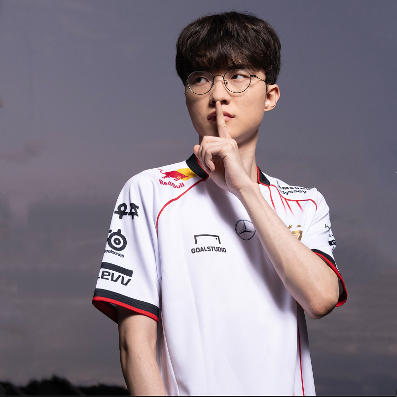 Áo đấu đồng phục T1 Worlds 2024 “Faker” Đồng phục Esports Áo phông Liên minh huyền thoại ...