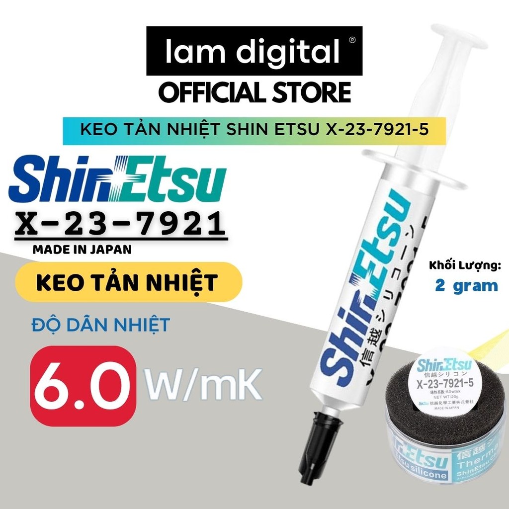 Keo Tản Nhiệt SHIN-ETSU X-23-7921-5 Dành Cho CPU, GPU Máy Tính - Kem Tản Nhiệt Chính Hãng Nhật ...