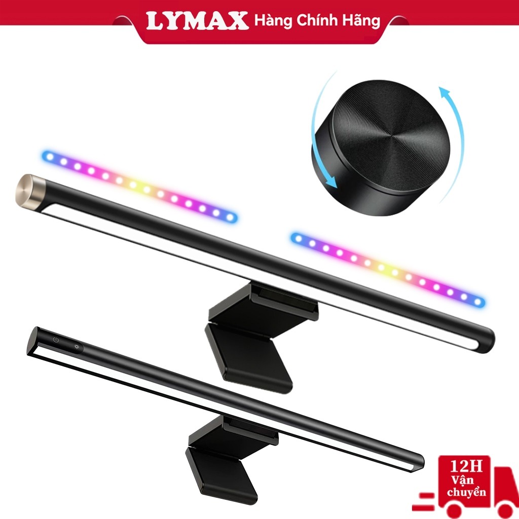 Đèn Treo Màn Hình Máy Tính Lymax Có LED rgb Có 3 nhiệt độ màu phù hợp ...