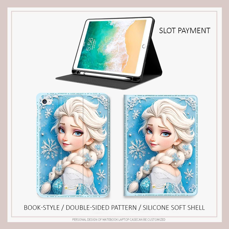 Ốp lưng công chúa Elsa iPad air7 air4 / 5 / 6 10.2 gen7 / 8 / 9 mini4 ...