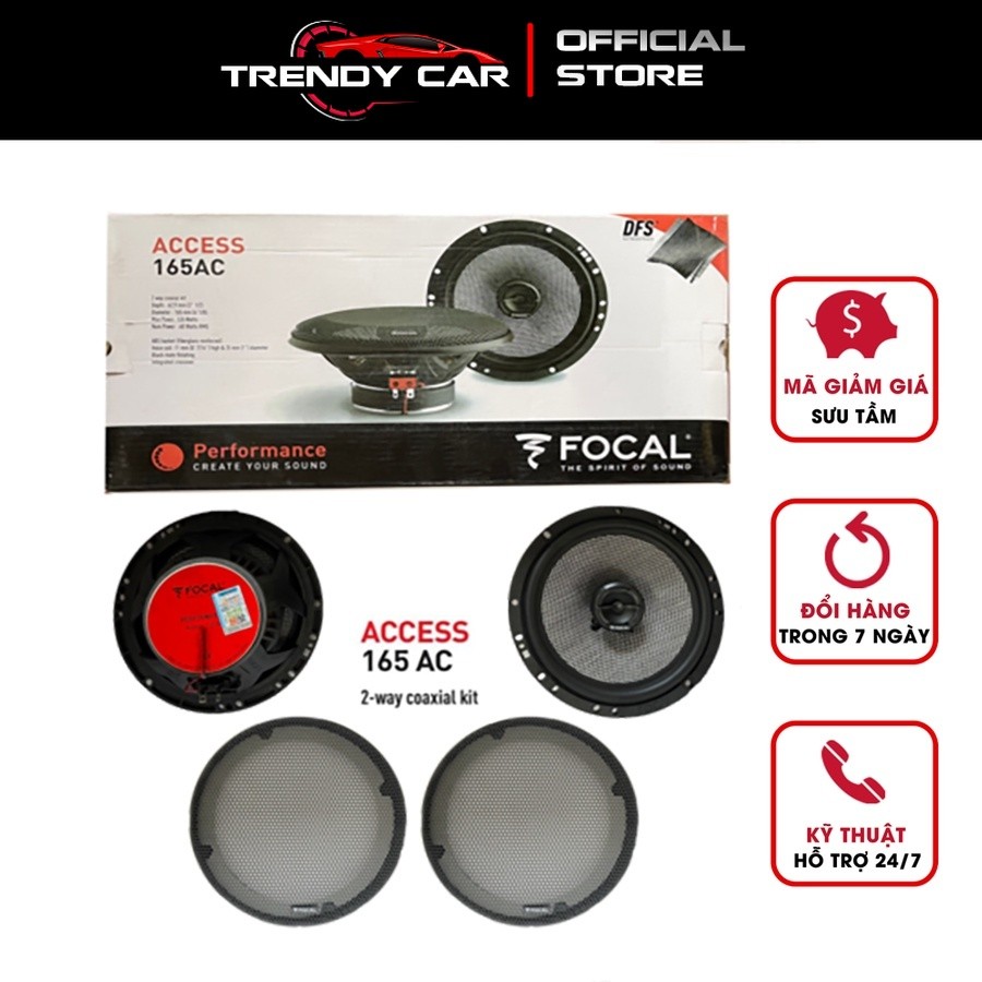 Focal Access 165AC bộ 2 loa cánh cửa xe hơi ô tô cao cấp âm Bass chắc BH 1 năm | Shopee Việt Nam