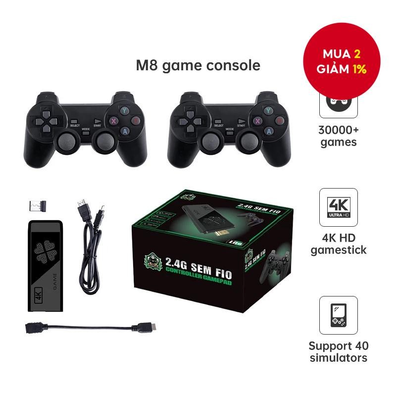 Trò chơi M8 4K 64G Stick Consoles Classic Retro Game Player cho TV với ...