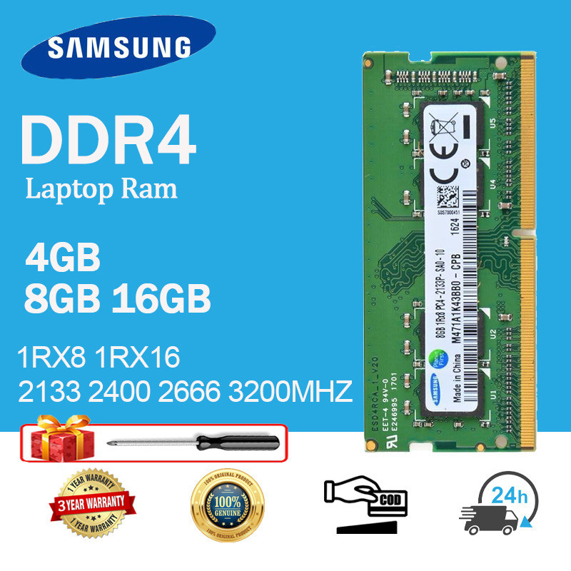 Samsung DDR4 RAM 2133mhZ 4GB 8GB 16GB RAM 2400mhz 2666Mhz 1Rx8 1Rx16 ...