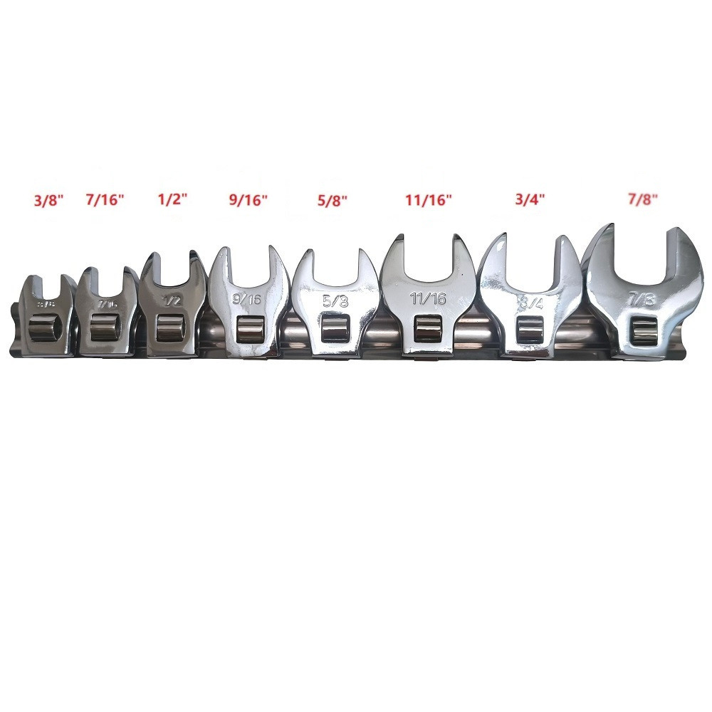 8 Chiếc 3 / 8 Inch Drive Crow Foot Cờ Lê 3 / 8 Đến 7 / 8 Inch SAE ...