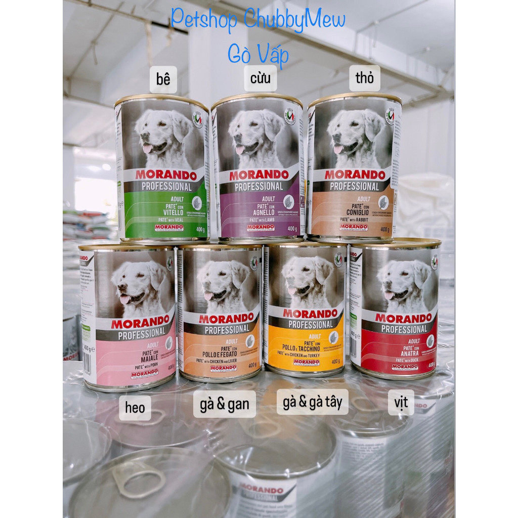 Pate Morando cho chó 7 vị thơm ngon 400gr | Shopee Việt Nam