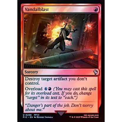 Magic the Gathering - Final Fantasy Commander - Vandalblast (Surge Foil ...