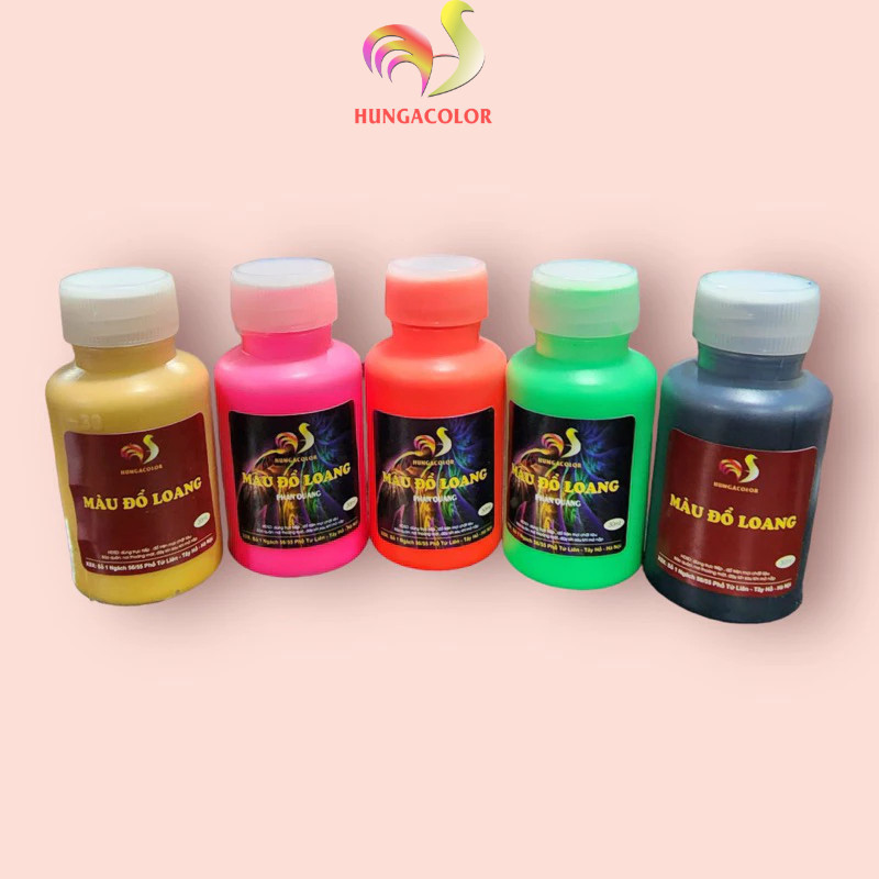Màu Đổ Loang Phản Quang 30ml Pha Sẵn Phát Sáng Trong Đêm Trong Ánh Đèn ...