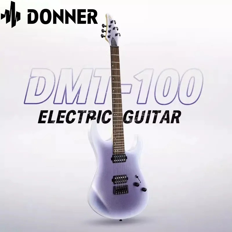 Bộ đàn Guitar điện kim loại nặng Donner DMT100 38 Inch Pro Grade ST Single Shake Series Rock ...