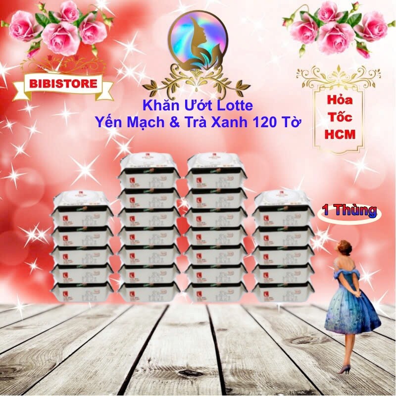 [Thùng 24 Gói] Khăn Ướt LOTTE CHOICE L Gói 120 Miếng (BIBISTORE) | Shopee Việt Nam