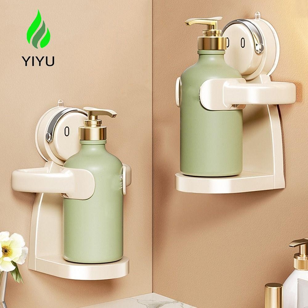 Giá đỡ Gel tắm cốc hút YIYU, Giá đỡ chai dầu gội treo tường bằng nhựa, Hộp đựng xà phòng cầm tay ...