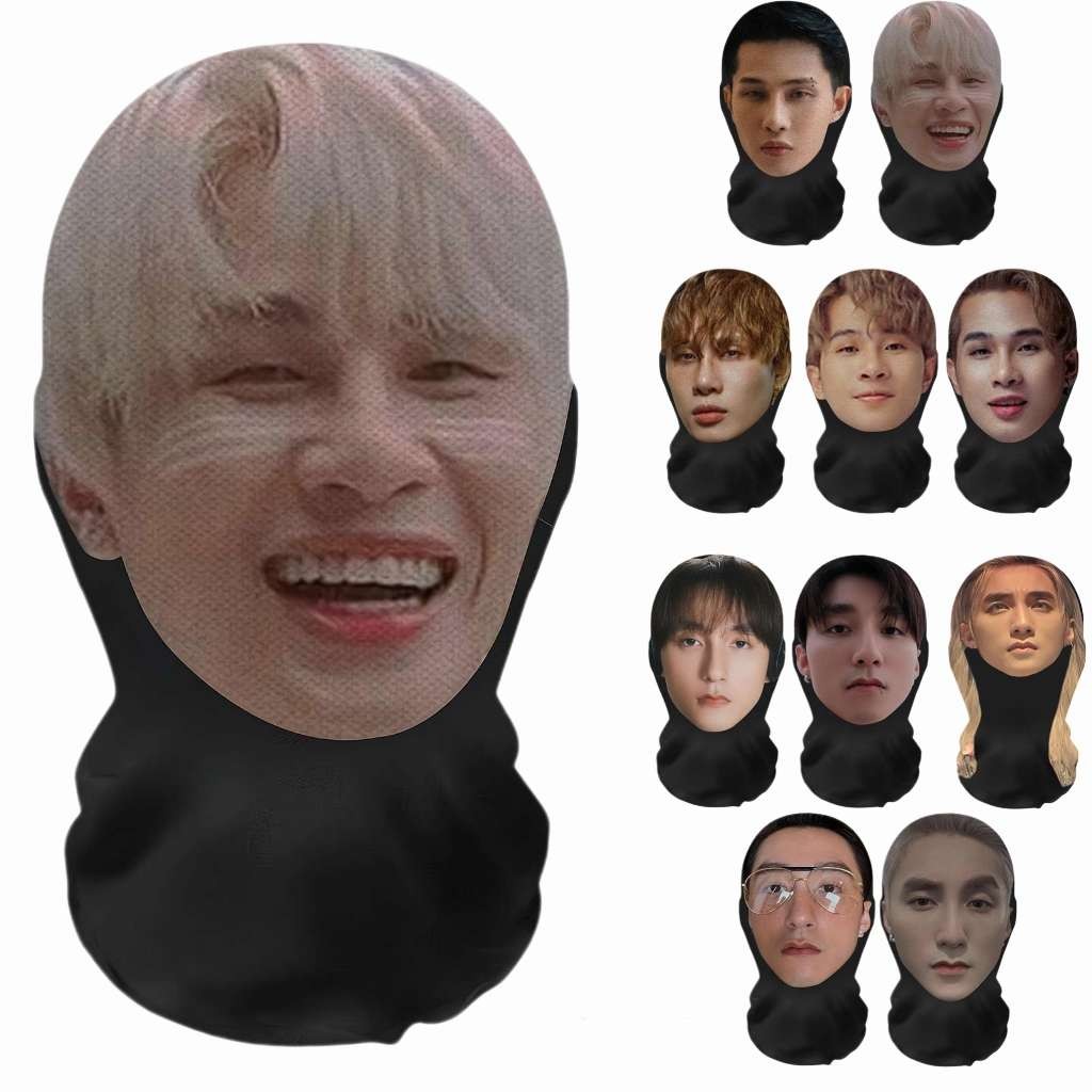 Jack-j97 Ngộ nghĩnh 3D Mặt nạ Son Tung M-TP Người Nổi Tiếng Mũ ...