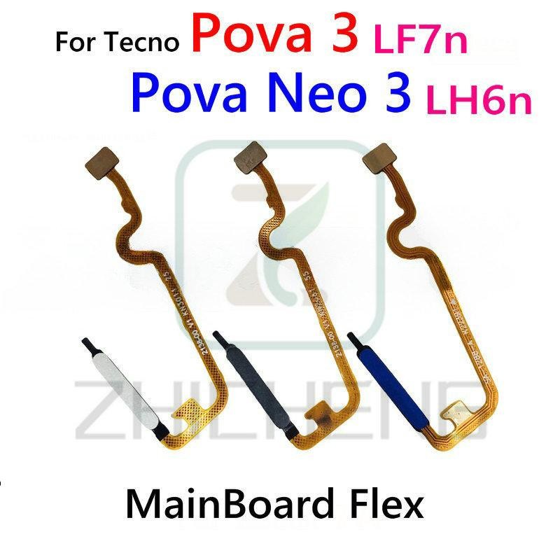 Dành Cho Tecno Pova 3 Pova Neo 3 LF7n LH6n Nút Home Cảm Biến Vân Tay ...