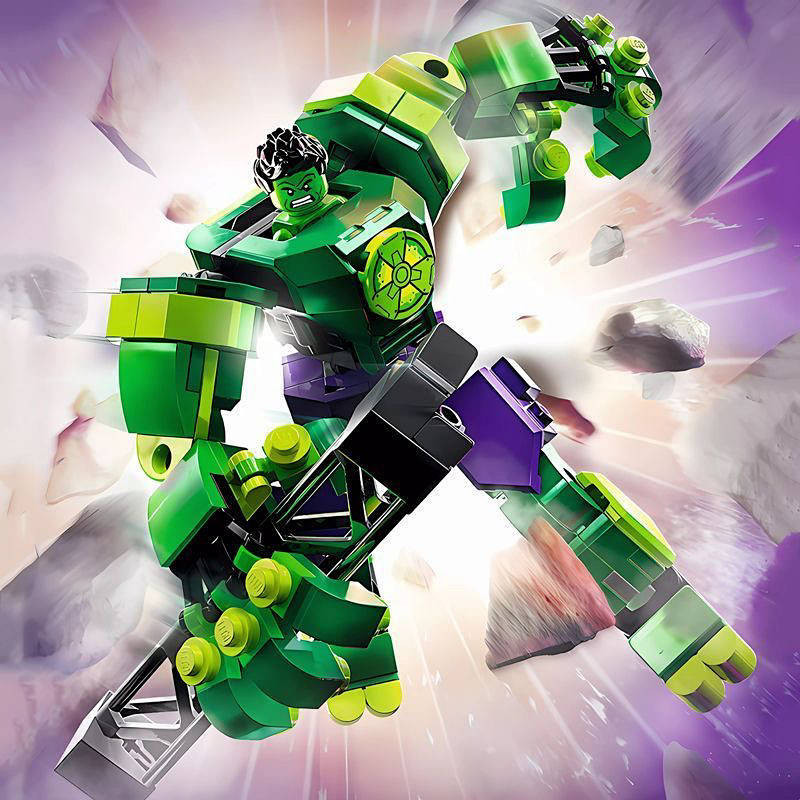 Compatible with Lego Avengers the Hulk Mech Assembled Building Blocks ...