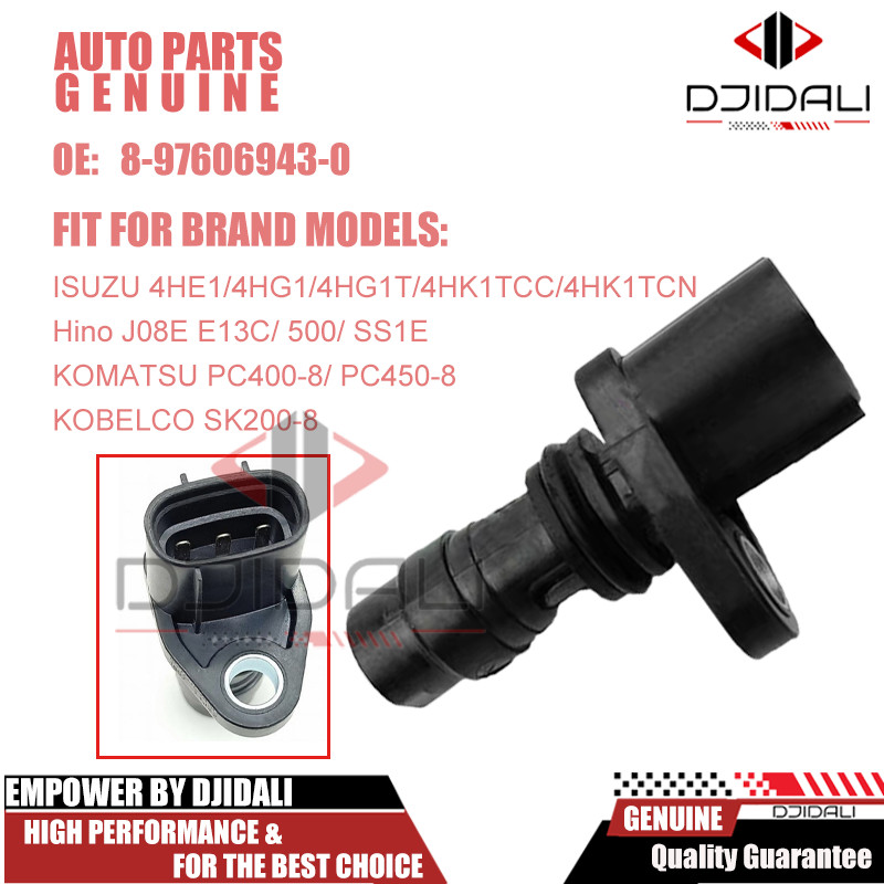 Cảm biến vị trí trục khuỷu khuỷu cho Isuzu 4HK1 6HK1 Hino KOMATSU ...
