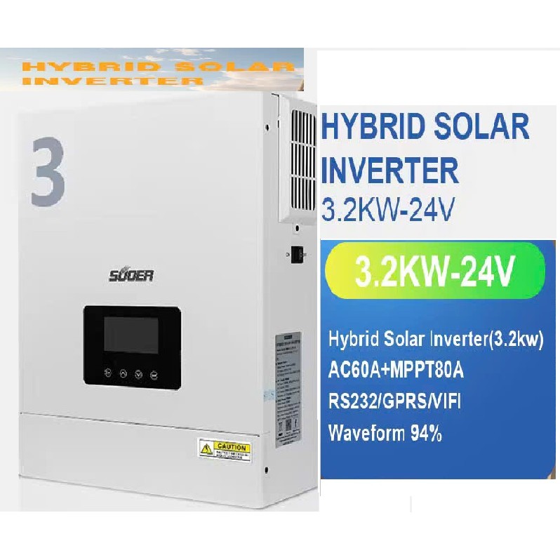 Biến tần năng lượng mặt trời souer inverter hybrid VMS 3KW -24V -MPPT ...