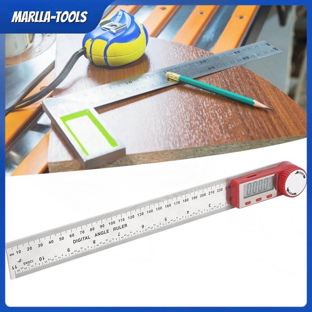 MARLLA-Tools 0-300mm/0-500mm Điện tử Thước góc kỹ thuật số Thép không ...