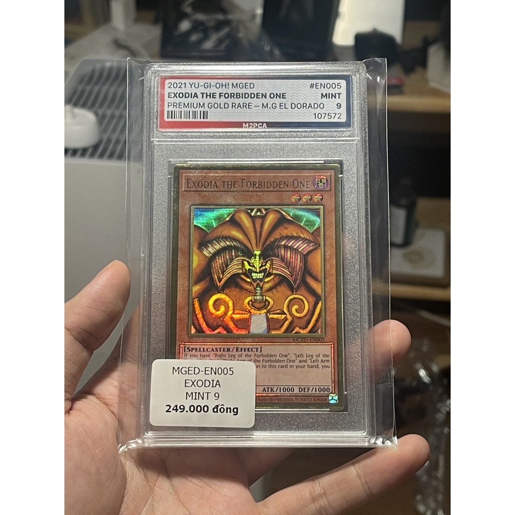 Lá thẻ bài Yugioh MGED-EN005 Exodia the Forbidden One - Premium Gold ...