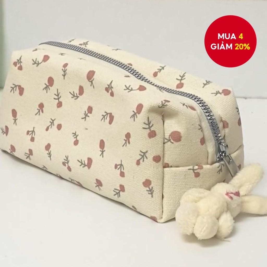 Ins Cream Túi đựng bút hoa dung tích lớn Hộp đựng bút chì sinh viên ...