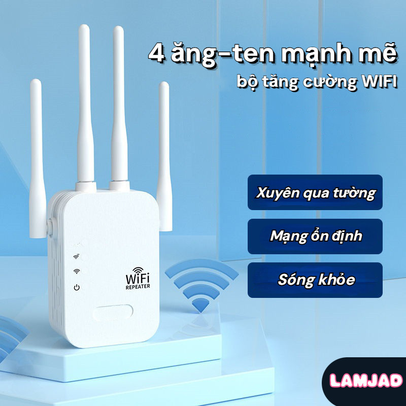 Bộ kích sóng wifi, Tăng cường tín hiệu, 4/6 râu tốc độ 300Mbps, Kích ...