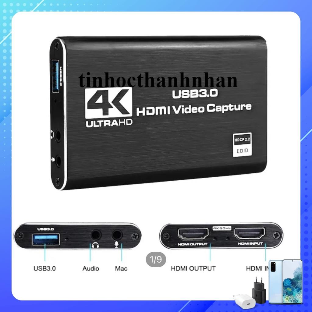 Cáp chuyển HDMI sang Type C USB -Đầu ghi hình Video Capture dùng để livestream | Shopee Việt Nam