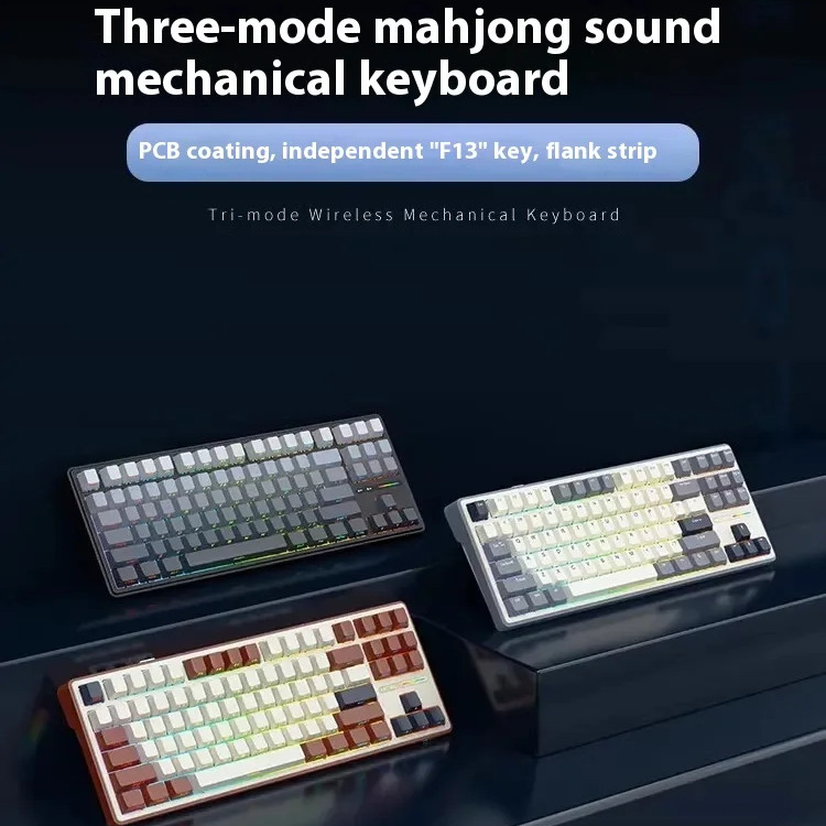Bàn phím cơ không dây RK R87Pro Mechanical Keyboard RGB 3 chế độ Bàn ...
