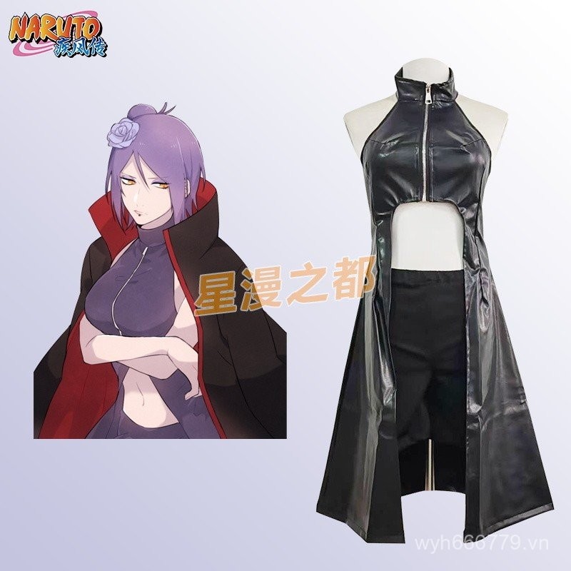 Halloween Naruto Shippuden Xiao Nan Black cos phục vụ Xiao Nan cos trọn ...