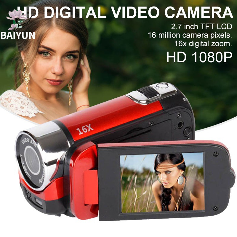Đầu ghi Video Camera Dv Full HD 1080p 16x Zoom kỹ thuật số 16mp ...