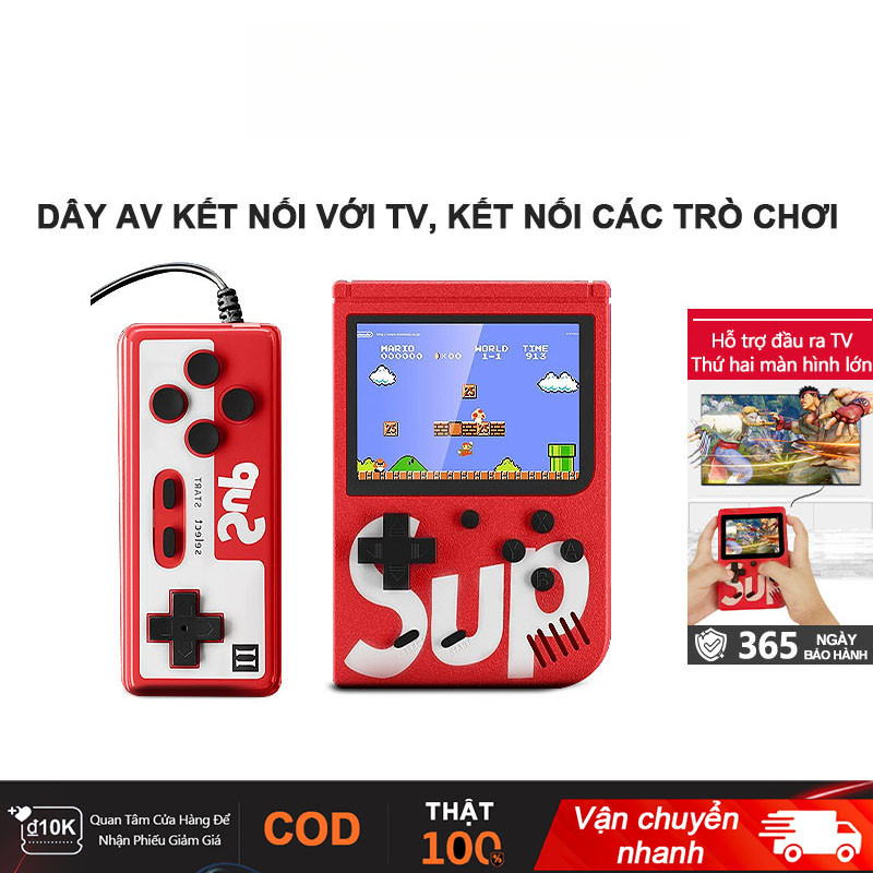 Máy Chơi Game Sup 400 ,Hỗ Trợ 2 Người Chơi , Nạp năng lượng theo chu kỳ Dây AV kết nối với TV ...