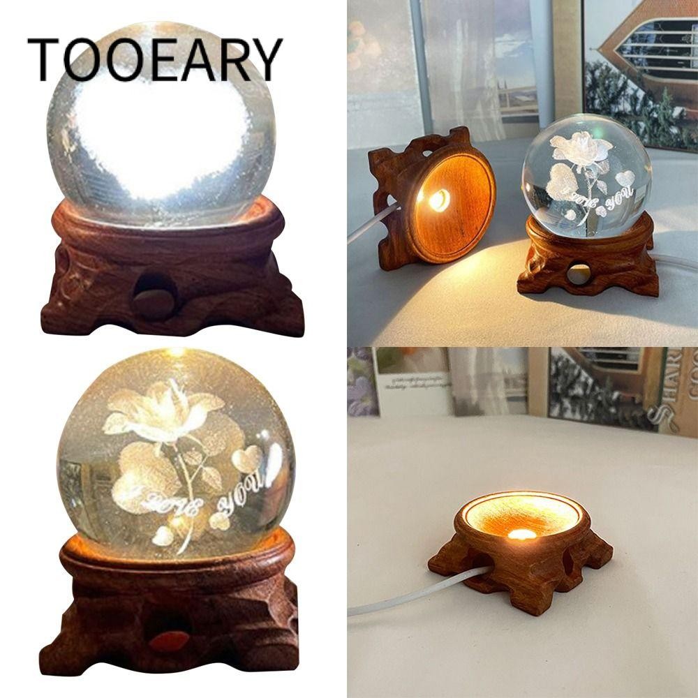 CÔNG CỤ Pha Lê Bóng Đế LED Gỗ Màn Hình Đế Pha Lê Hình Cầu | Shopee Việt Nam