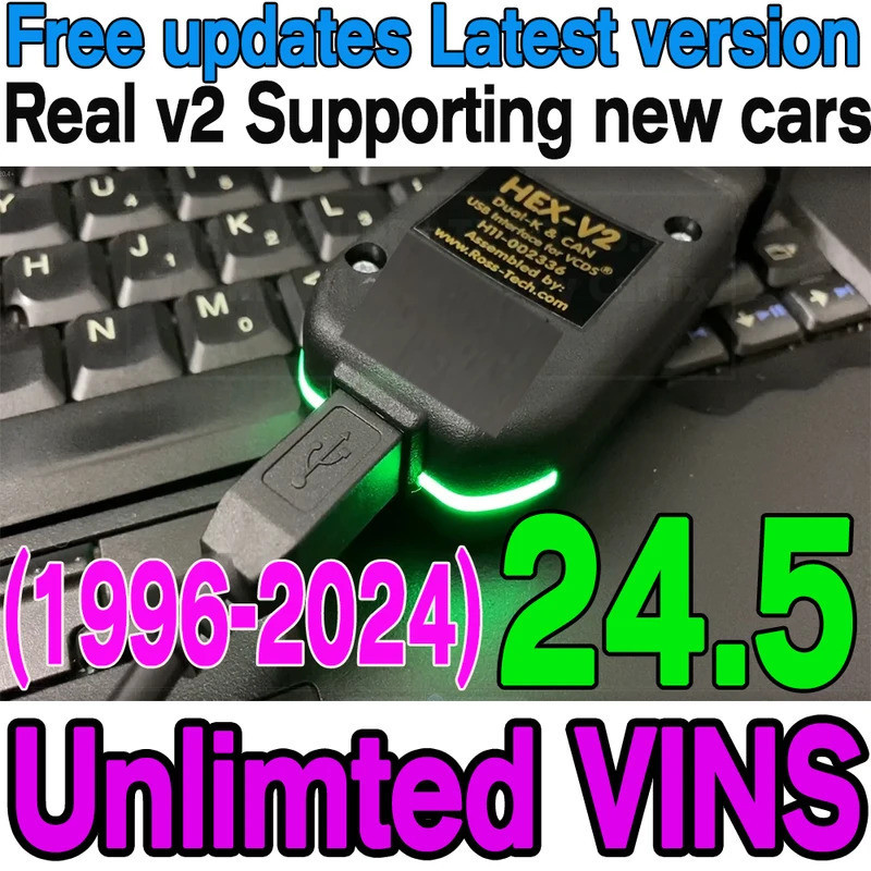 2024 VIN không giới hạn mới nhất VCDS Auto COM Mã hóa chẩn đoán VAG COM ...