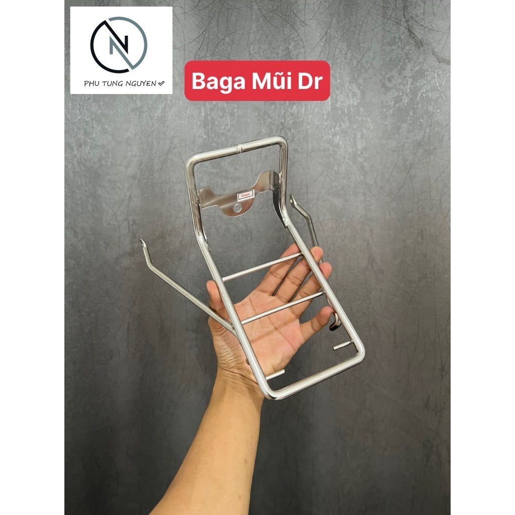 Baga mũi trước inox DR dày 10li gắn rổ xe máy MS02 | Shopee Việt Nam