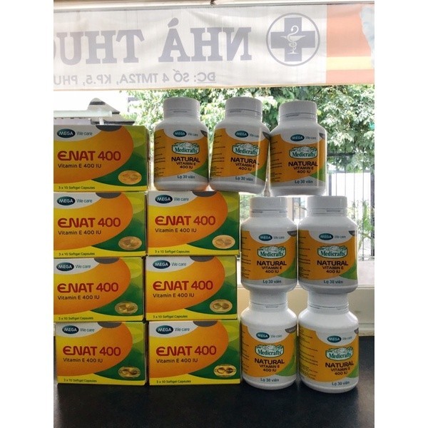 MEDICRAFTS NATURAL VITAMIN E 400 IU ( ENAT 400 CHAI) | Shopee Việt Nam