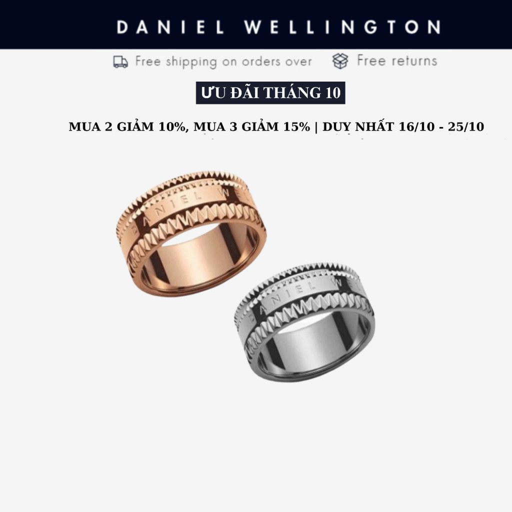 [Chính Hãng] Nhẫn Daniel Wellington Elevation Ring DW Chính Hãng, Size ...