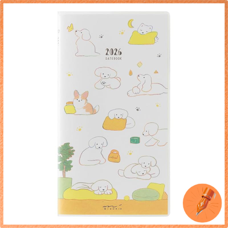 Midori Slim Monthly Pocket Diary 2026 | Shopee Việt Nam