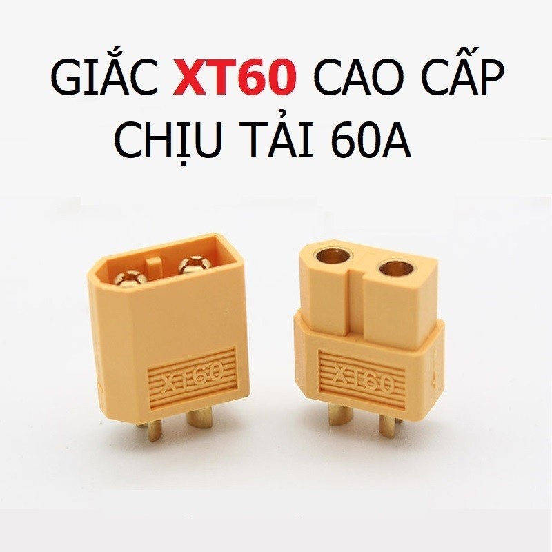 Đầu Nối XT60 XT-60 Cho Máy Bay Điều Khiển Từ Xa RC Giắc XT60, Jack XT-60 đực cái - P2 | Shopee ...