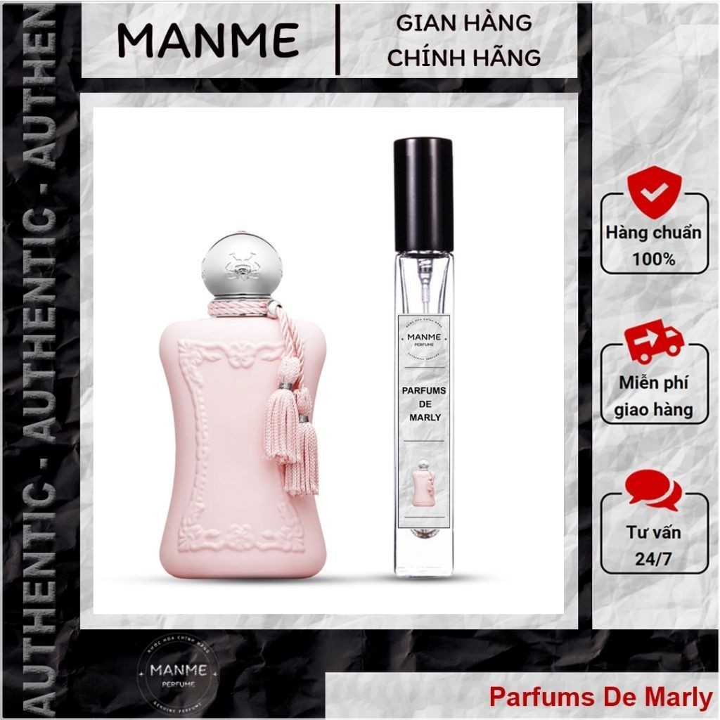 (Auth) Nước hoa nữ Parfums De Marly Delina chính hãng, chai chiết 10ml ...