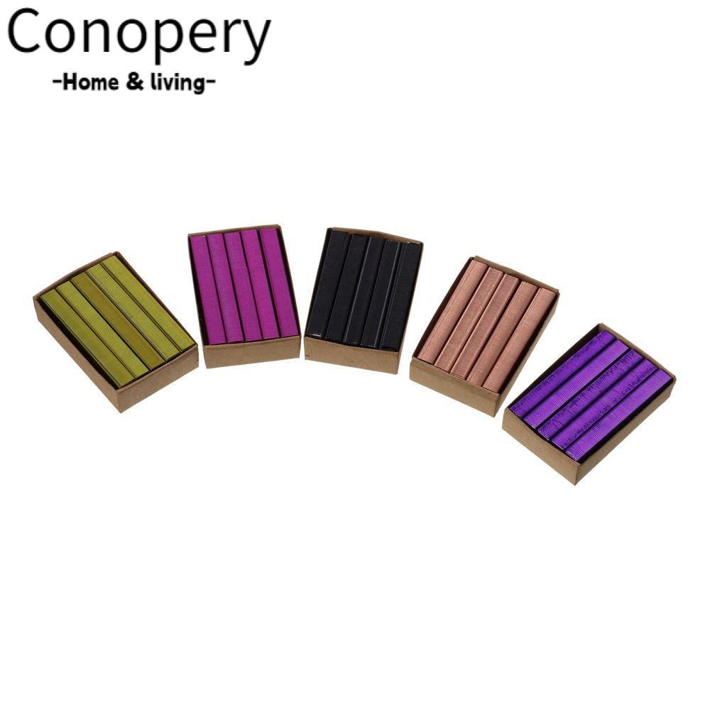 CONOPERY 1000 Cái Kim bấm mỗi gói Kim bấm màu, Kim loại 1 / 4 Inch 26 / ...