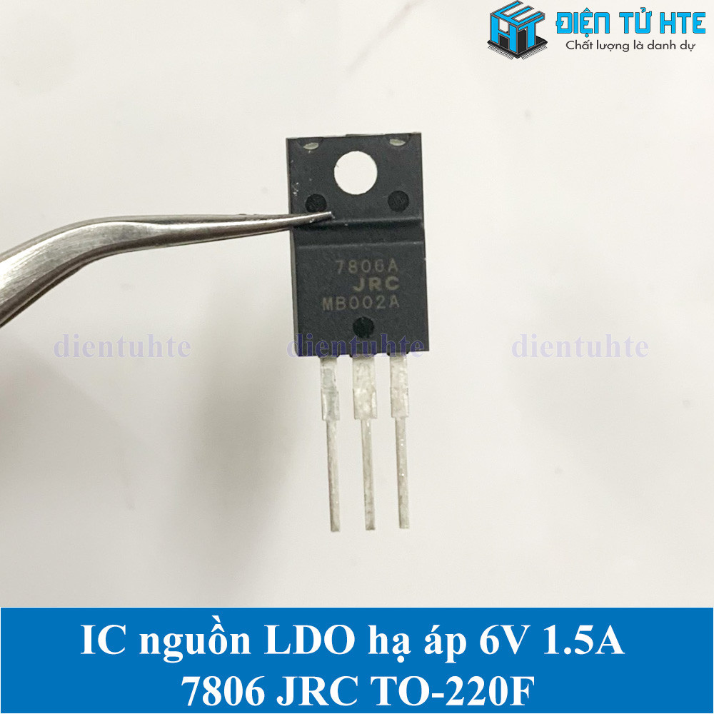 Bộ 4 con IC nguồn LDO 7806 7806A NJM7806FA 6V 1.5A chính hãng JRC TO ...