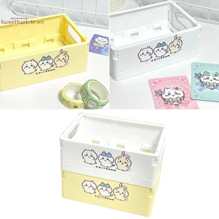 Trtr MINISO Chikawa Hachiware Usagi Anime Kawaii Để Bàn Di Động Hộp Bảo ...