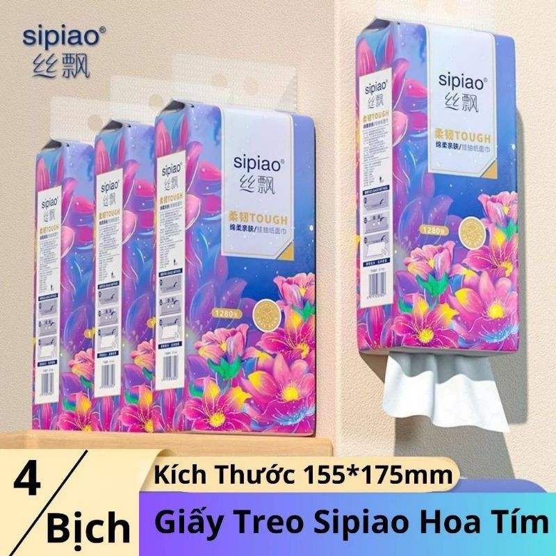 1 túi giấy rút treo tường Sipao cao cấp | Shopee Việt Nam