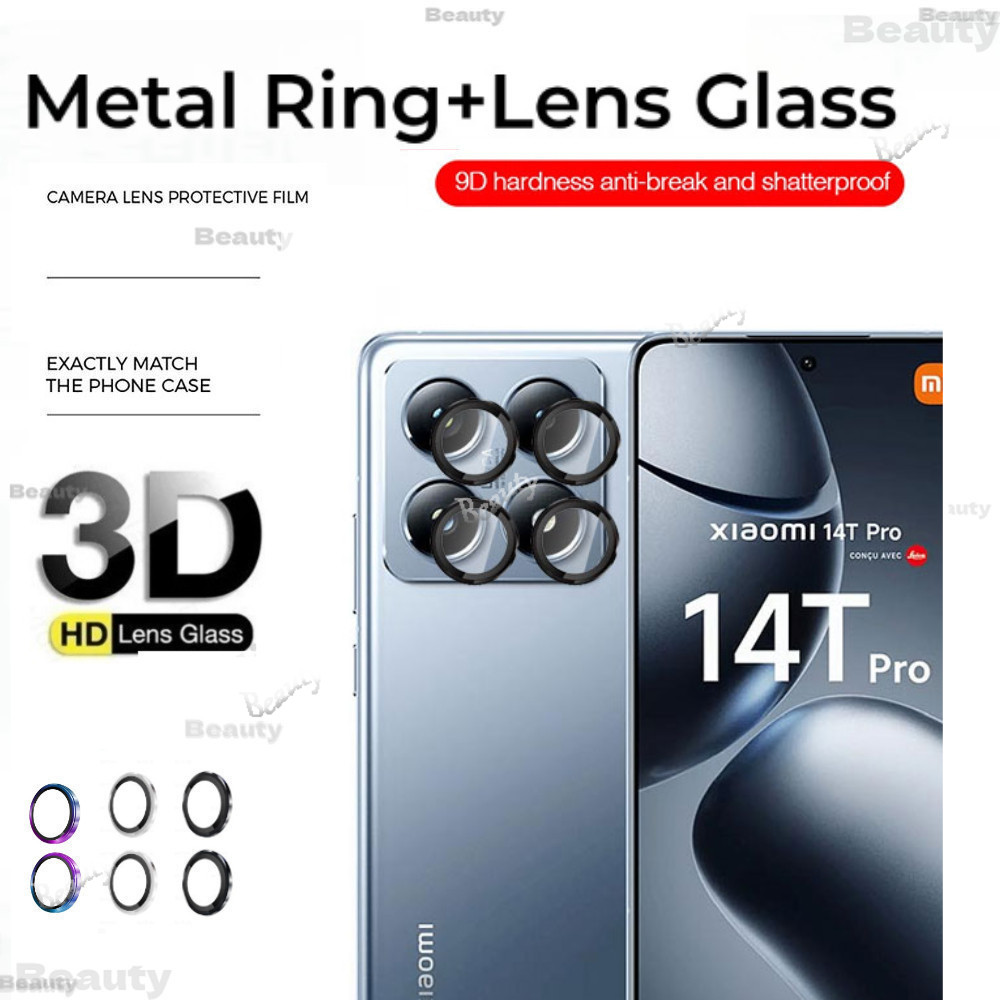 Kính Bảo Vệ Ống Kính Camera Phía Sau Cho Xiaomi 14T Pro 5G Mặt Sau Kim ...